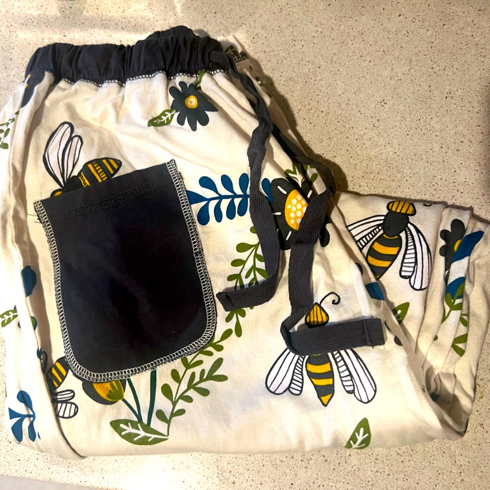 Lazy One Queen Bee Pajama Pants W/Pocket Size S - Gem